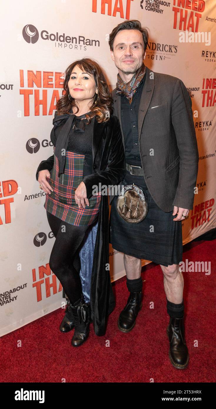 New York, USA. 02nd Nov, 2023. Frances Ruffelle and Norman Bowman ...