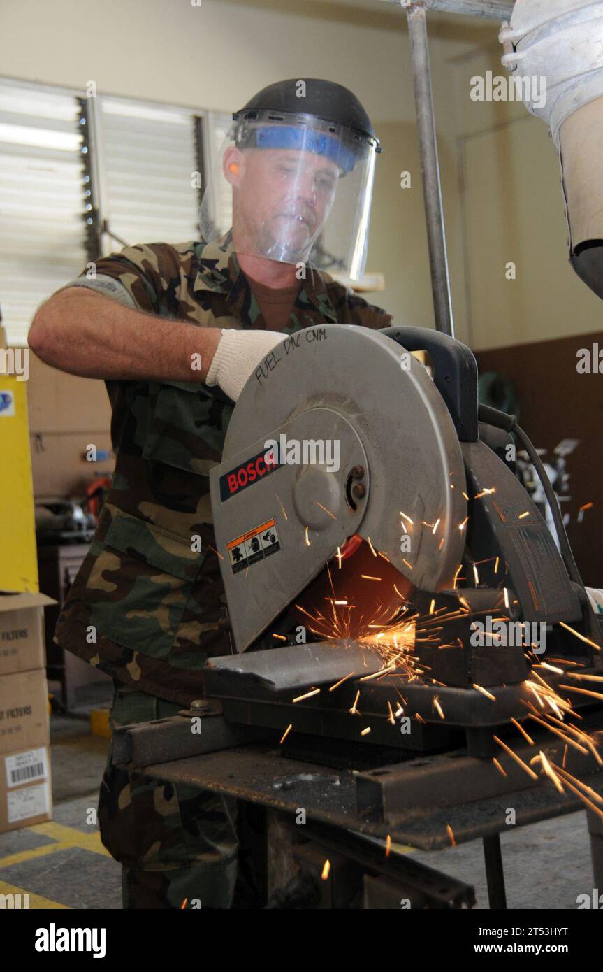 cargo handling, jet fuel, Naval Base Guam Stock Photo - Alamy