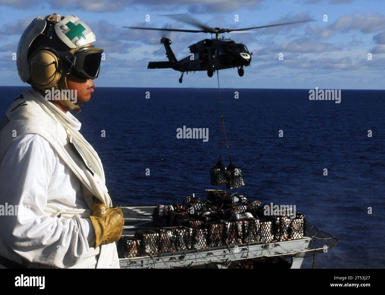 cargo, Helicopter Sea Combat Squadron (HSC) 8, MH-60S Sea Hawk ...