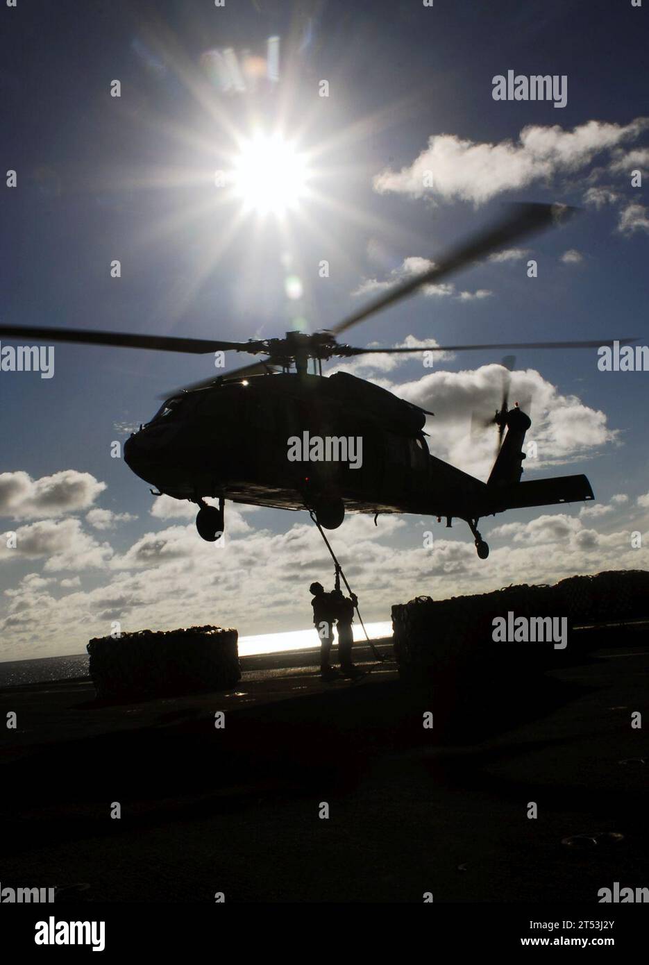 cargo, Helicopter Sea Combat Squadron (HSC) 8, MH-60S Sea Hawk ...