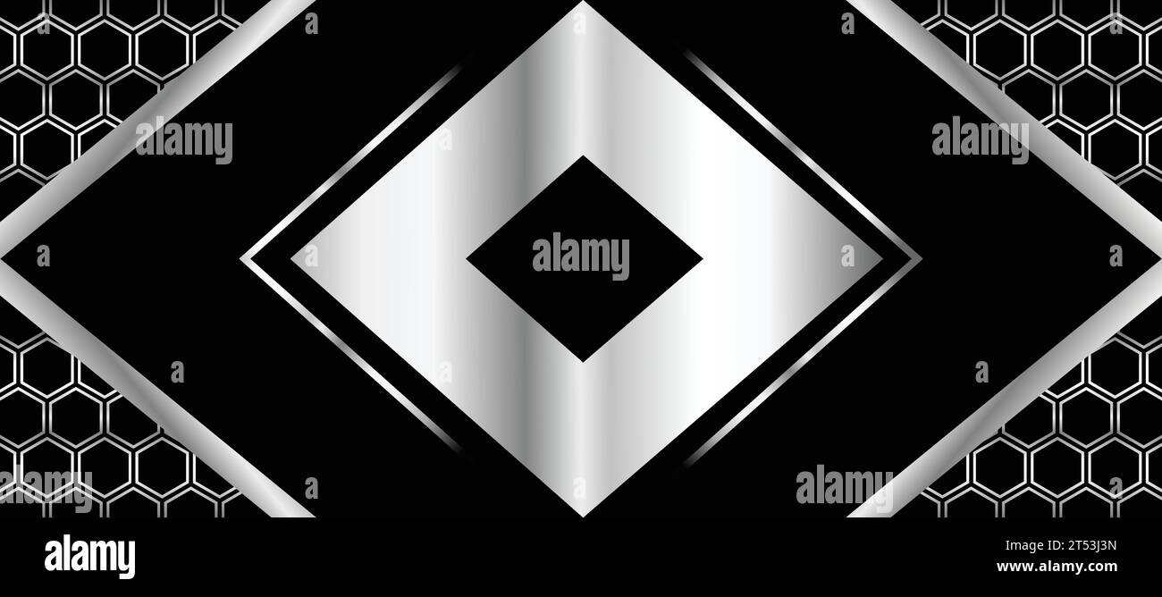 Chrome black background design 304 wallpaper Vector Image Stock Vector ...