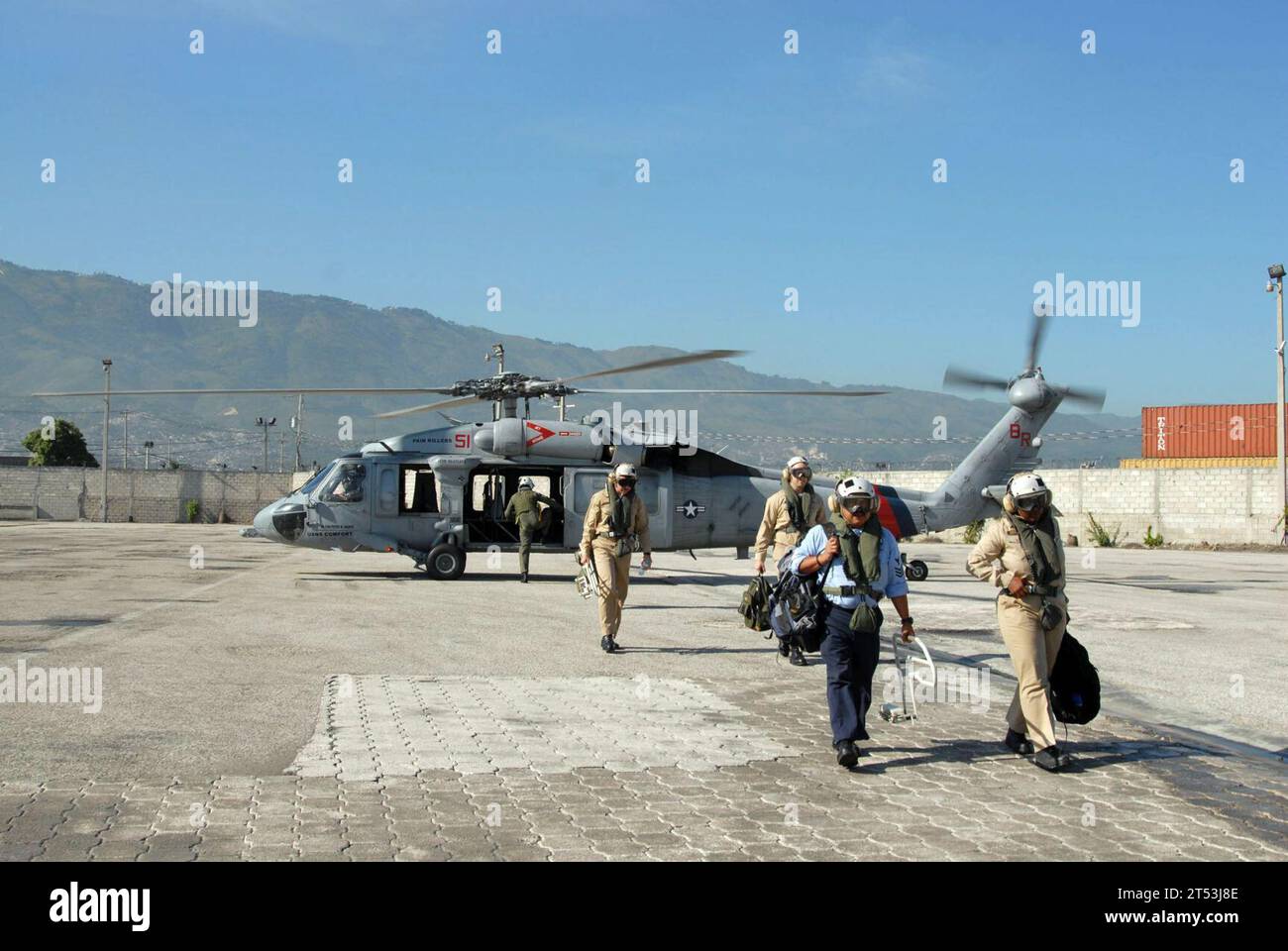 caribbean, four-month humanitarian deployment, Haiti, Helicopter Sea ...