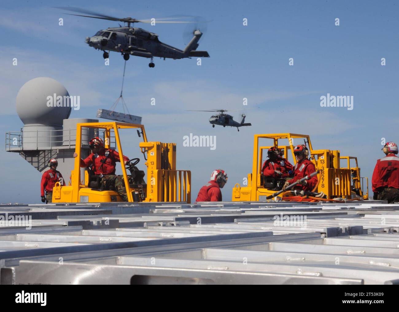 Carrier Air Wing One (CVW 1), dry cargo/ammunition ship, helicopter ...
