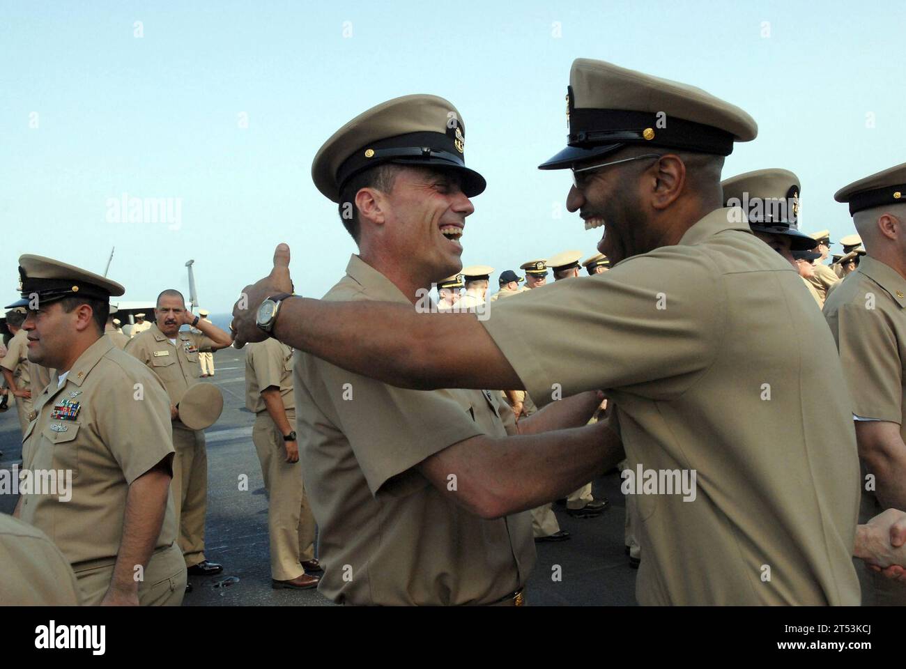 Carrier, ceremony, chifs, CPO, CPO Pinning, Reagan Stock Photo - Alamy