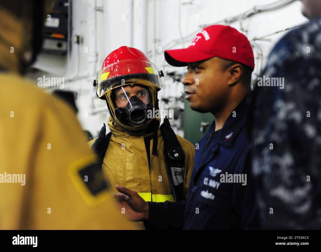 Carrier Strike Group, cvn 74, Damage Control, fire fighting, flight ...