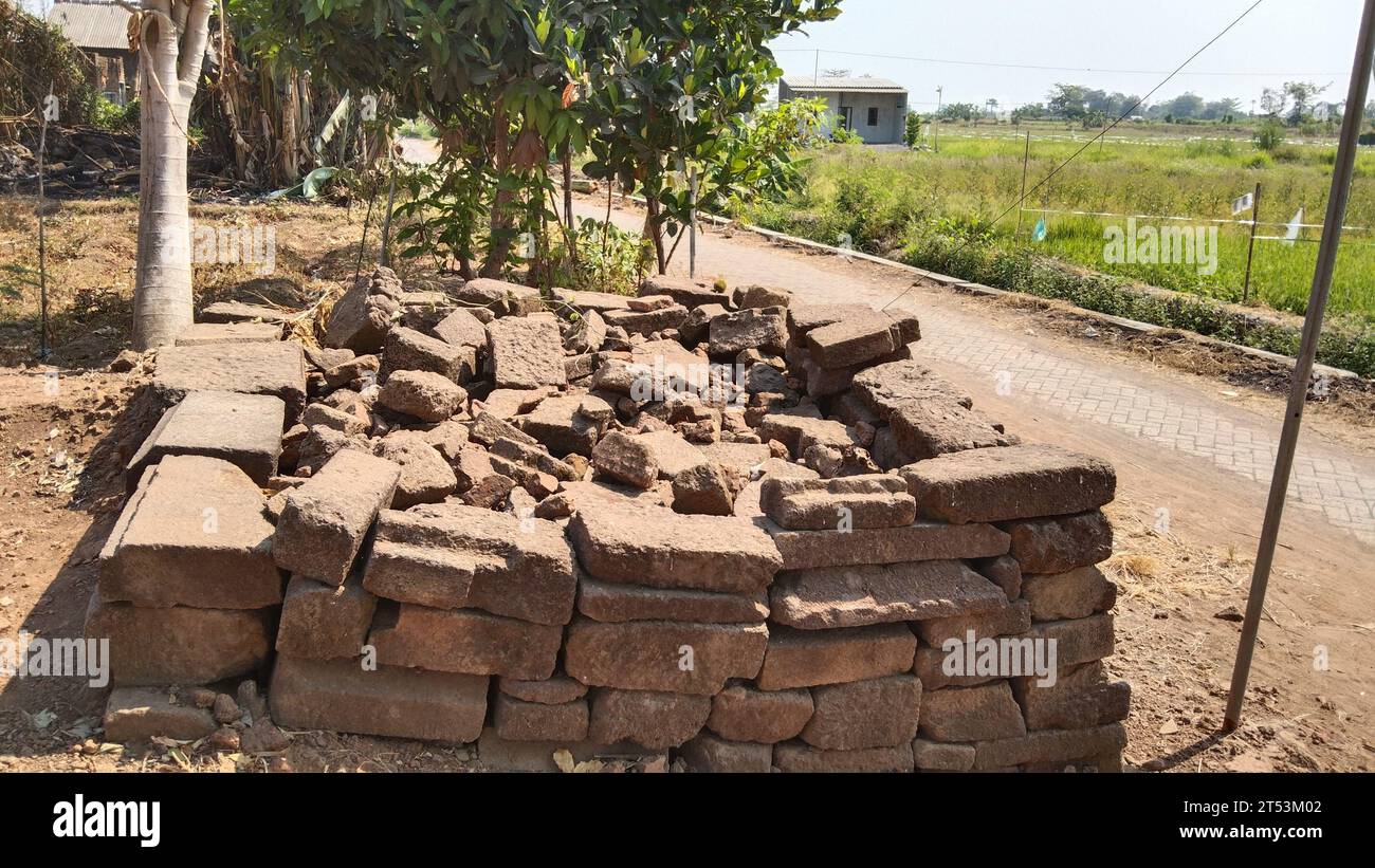 The ruin of Keboireng Temple is a temple in Pasuruan, East Java. This ...
