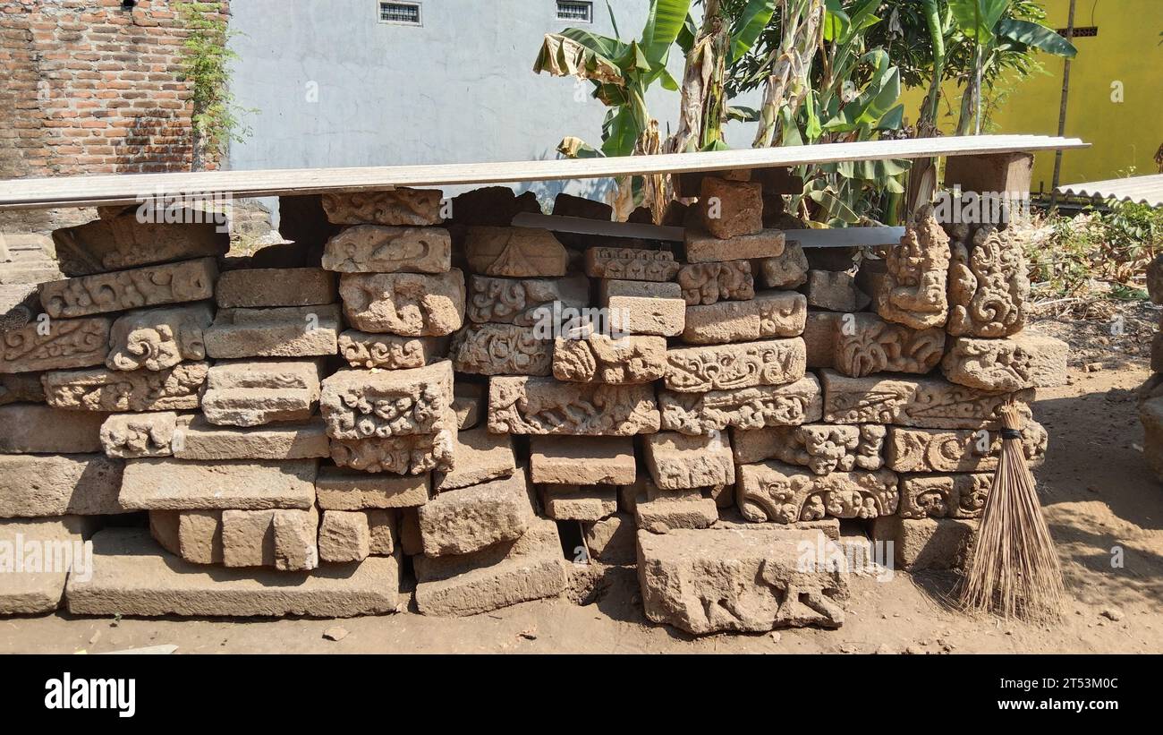 The ruin of Keboireng Temple is a temple in Pasuruan, East Java. This ...