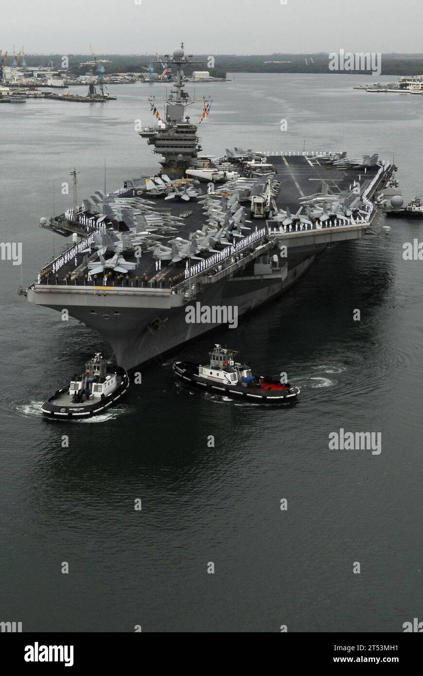 Carrier, port, ships Stock Photo - Alamy