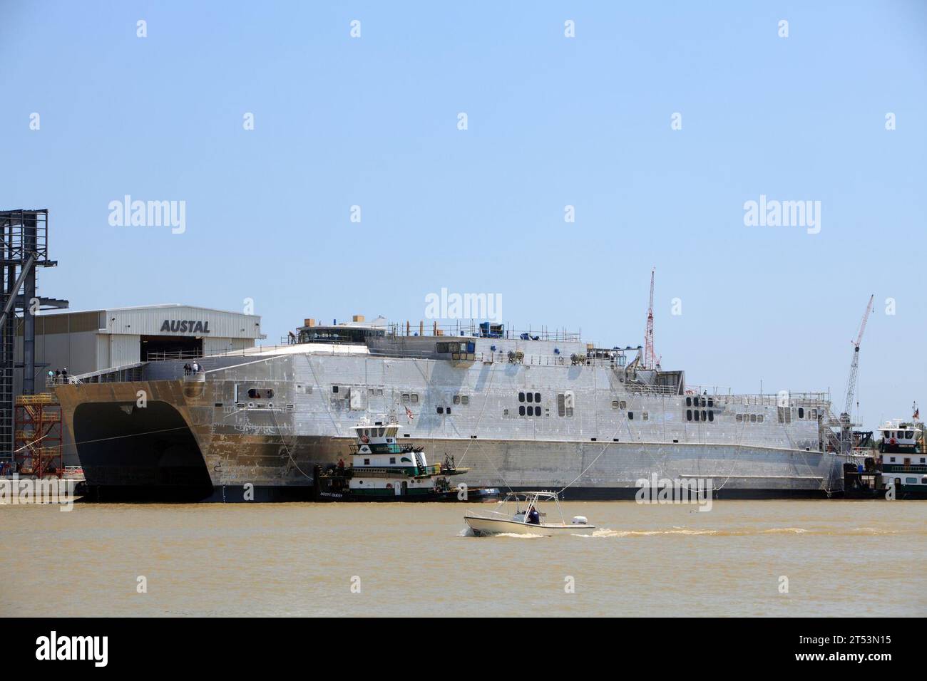 CATAMARAN, jhsv, Joint High Speed Vessel, Spearhead, USNS Stock Photo ...
