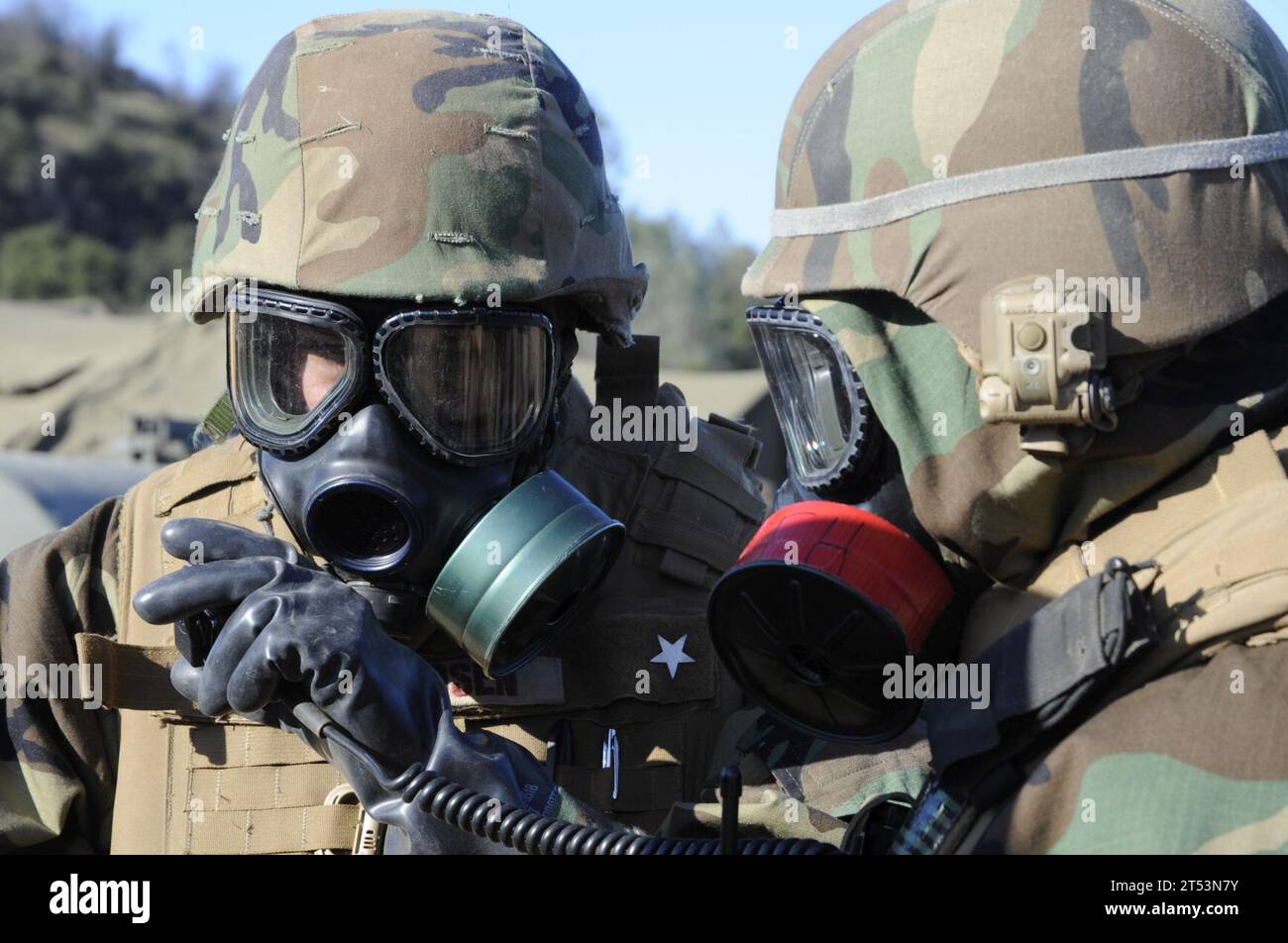 CBR, Chemical Defense, Defense, MOPP, navy, NMCB 3, SEABEES Stock Photo ...