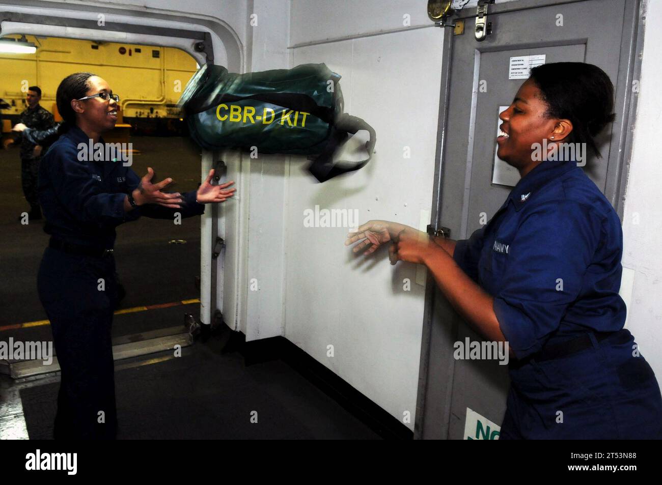 CBR, gas mask, Sailors, U.S. Navy, USS Ronald Reagan (CVN 76 Stock ...