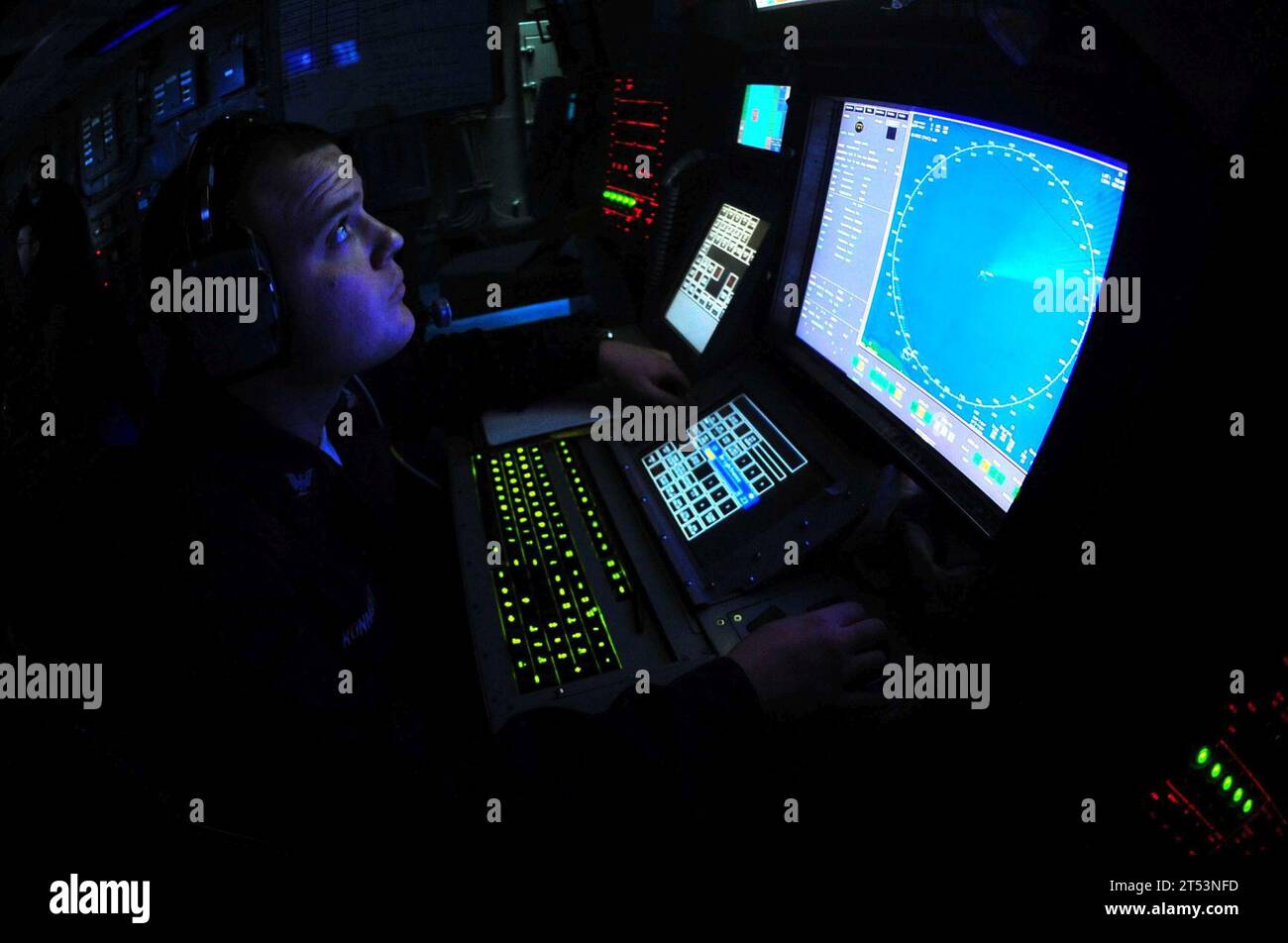 CDC, combat directions center, Souther Seas 210, USS Carl Vinson (CVN ...