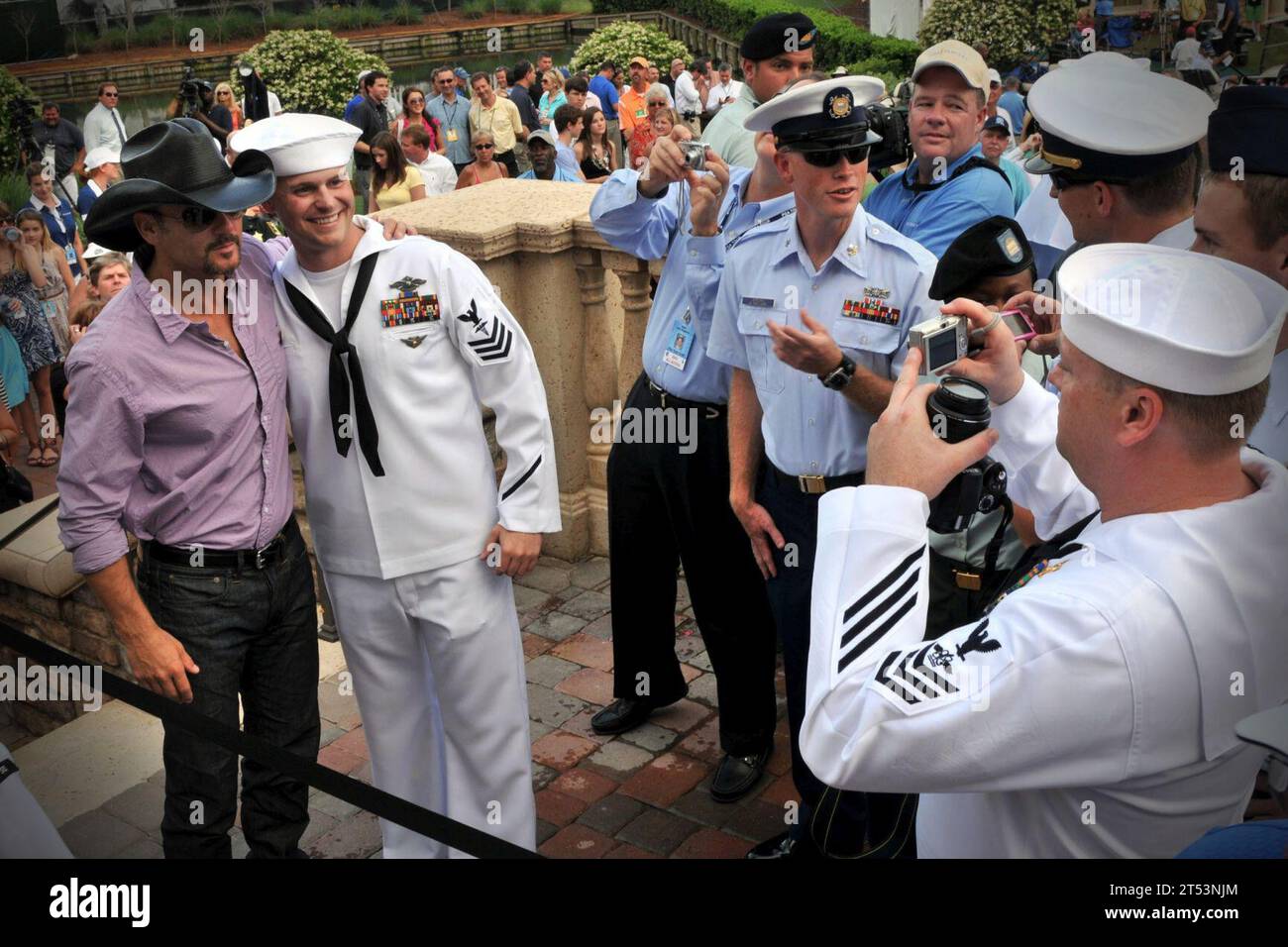 celebrity, Military Appreciation, navy, people, pga, Tim McGraw, TPC ...