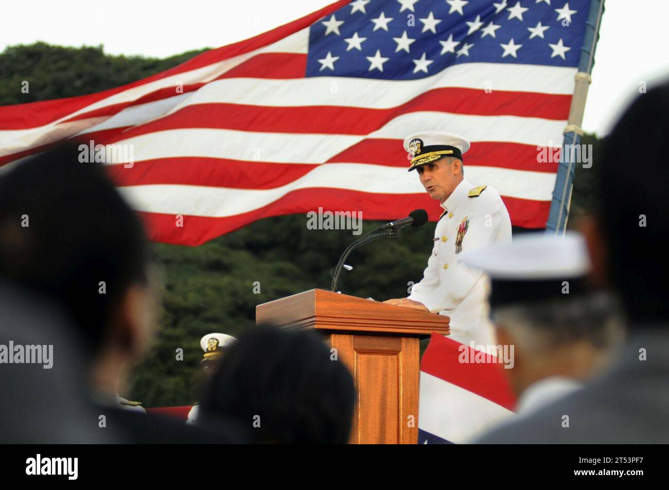 ceremony, Change of Command, navy, U.S. 7th Fleet, U.S. Navy, Vice Adm ...