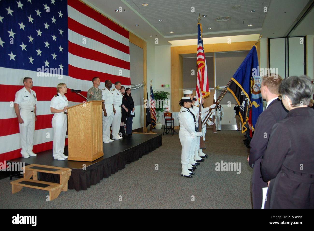 ceremony, color guard, Honor Guard, Naval Station Everett, Wash ...