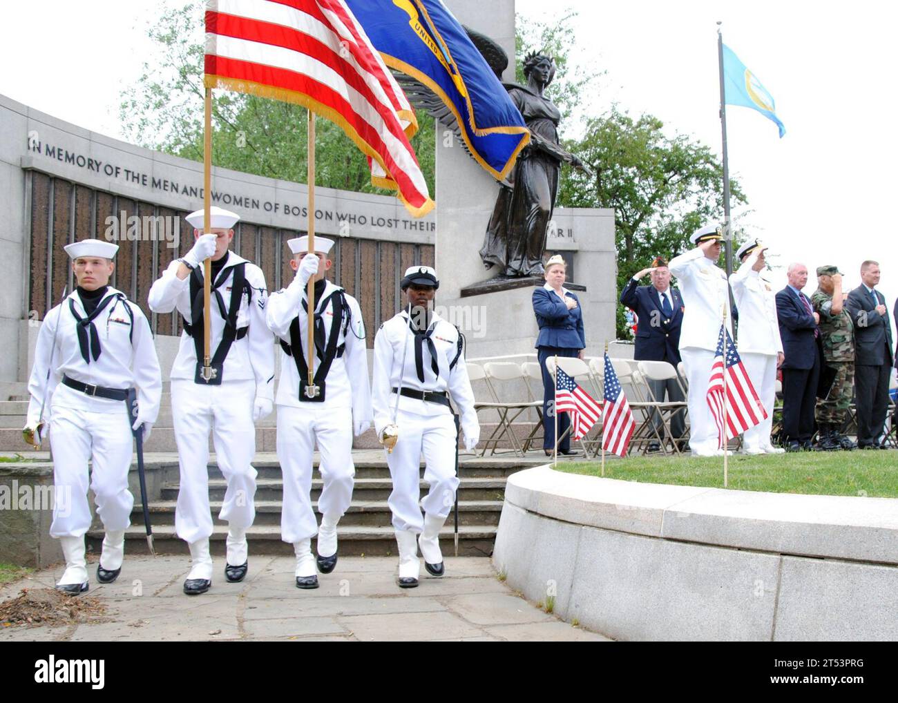 ceremony, color guard, honors, Memorial Day, navy, people Stock Photo ...
