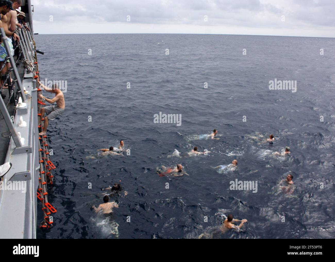 ceremony, crossing the line, guided-missile frigate, Morale, MWR, navy ...