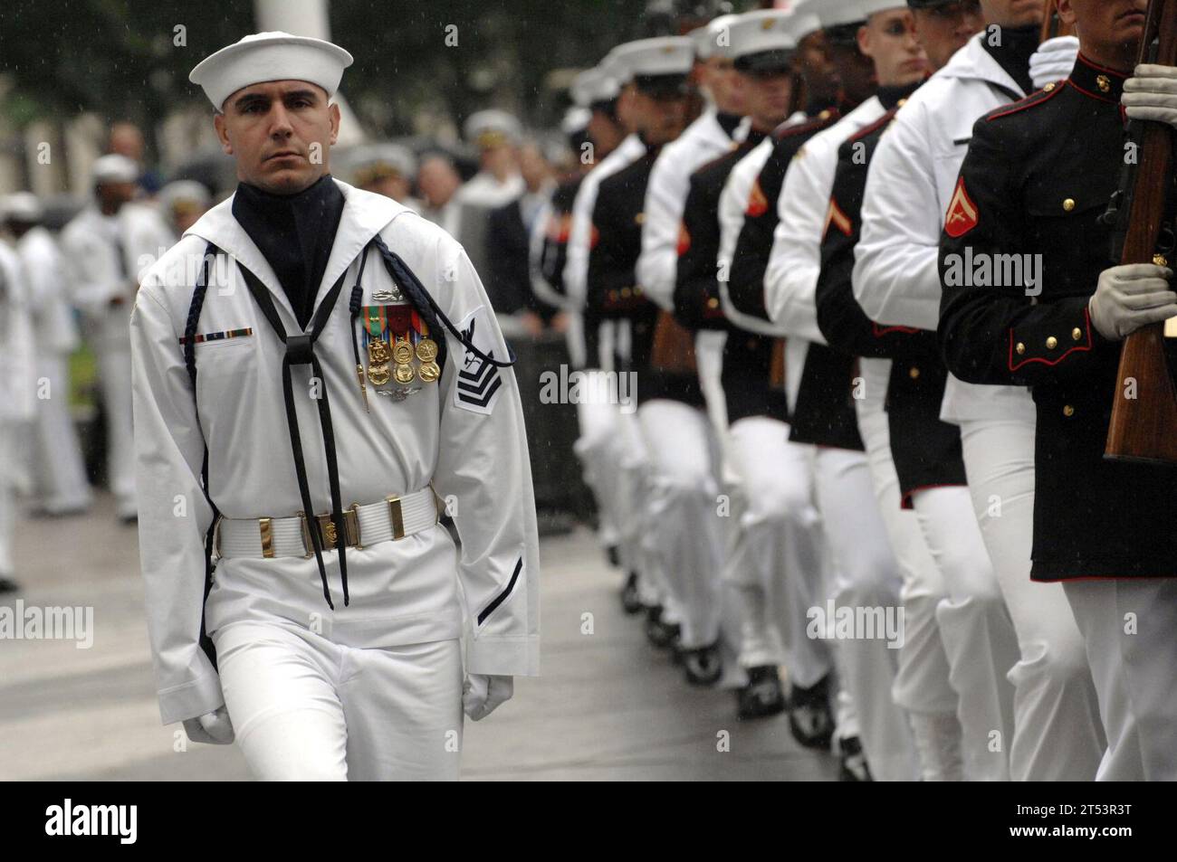 ceremony, formation, Marines, MCPON, people Stock Photo - Alamy