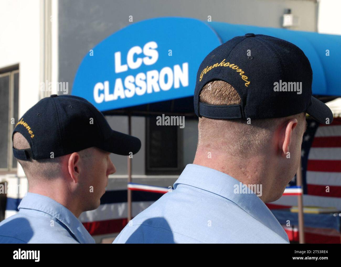 ceremony, people, ribbon cutting, Sailors Stock Photo - Alamy