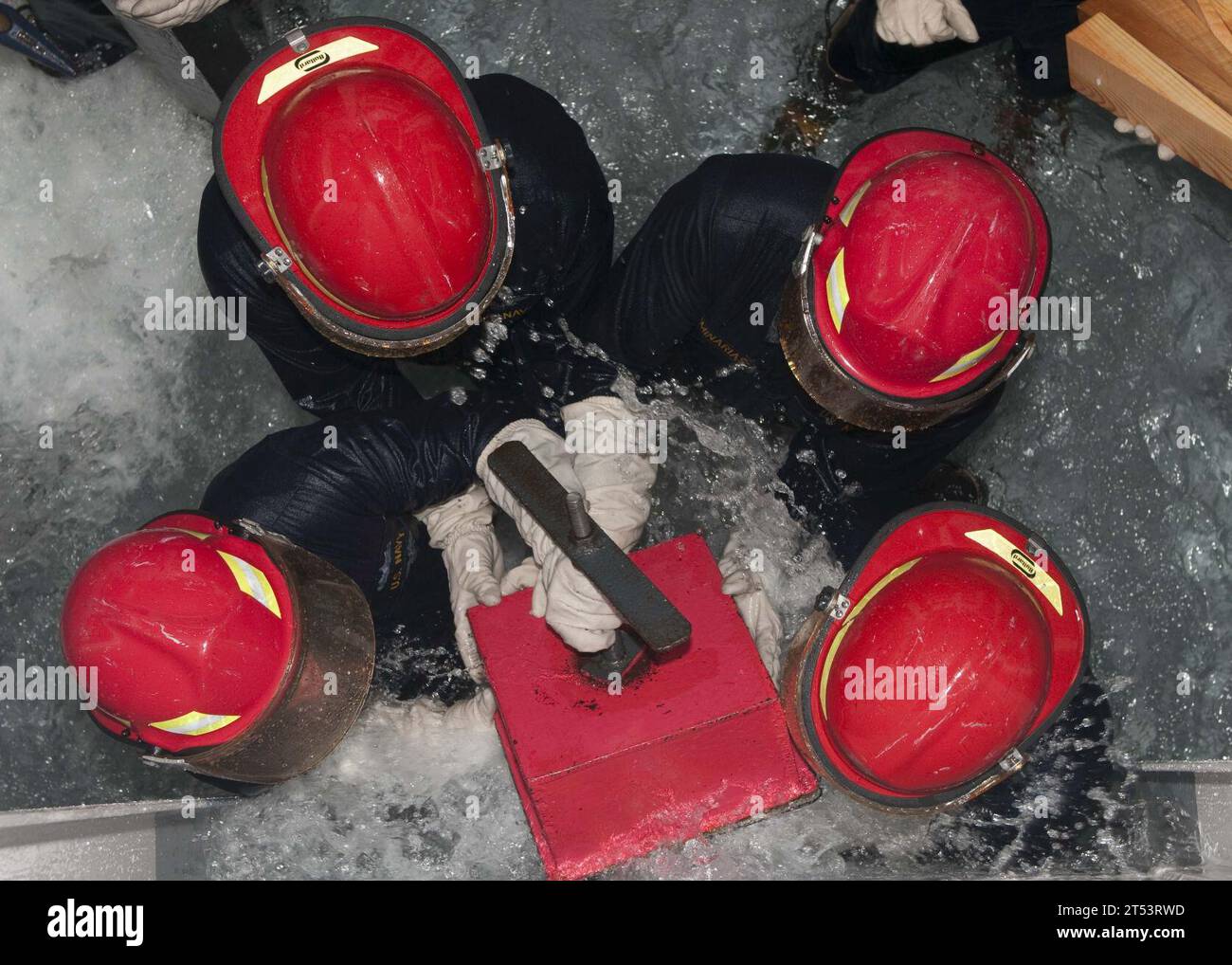 CFAY, Damage Control, fire fighting, fire school, patching, pipes ...