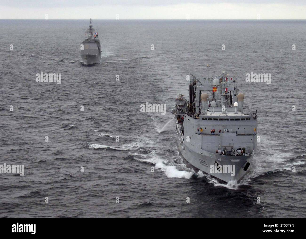 cg 68, french fs var (a 608), RAS, ship, Underway Replenishment, UNREP ...