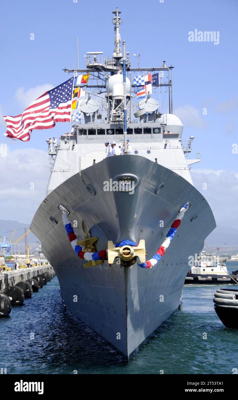 CG 70, CRUISER, HAWAII, Joint Base Pearl Harbor-Hickam, Pearl Harbor ...