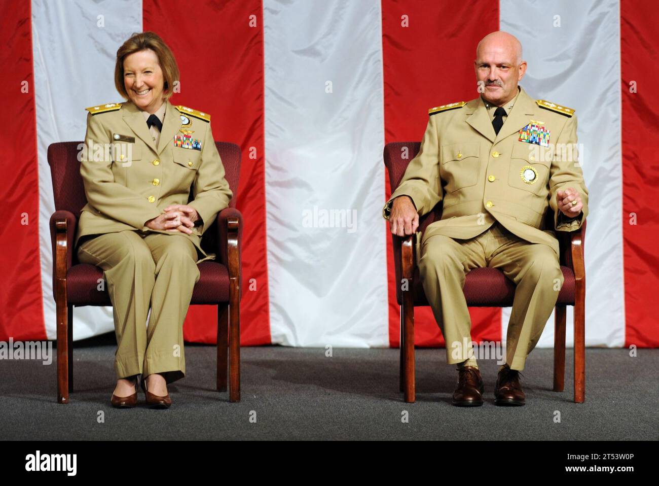 Change of Command, CO, COC, commanding officer, people, vip Stock Photo ...