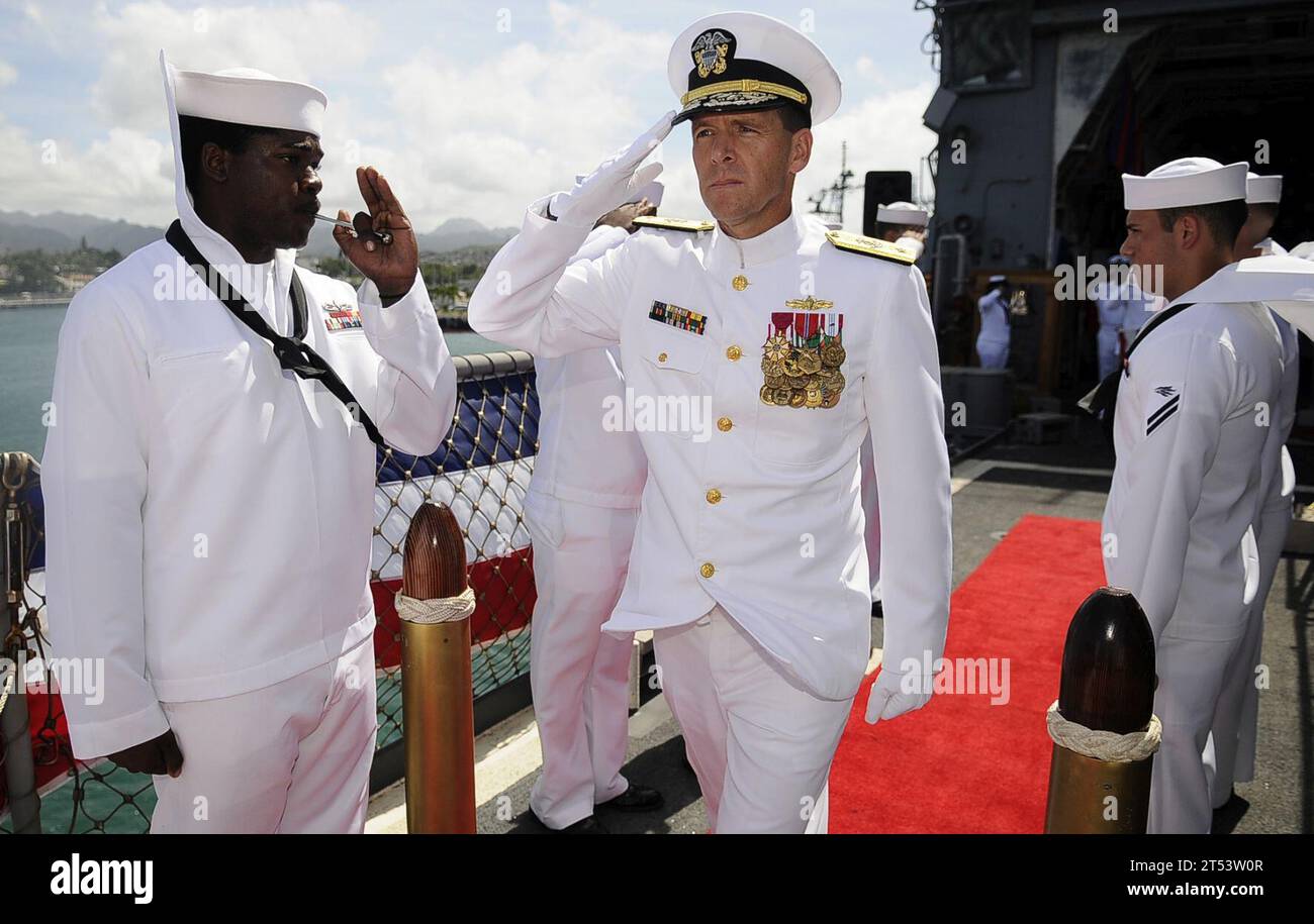 change of command ceremony, HAWAII, Joint Base Pearl Harbor-Hickam ...