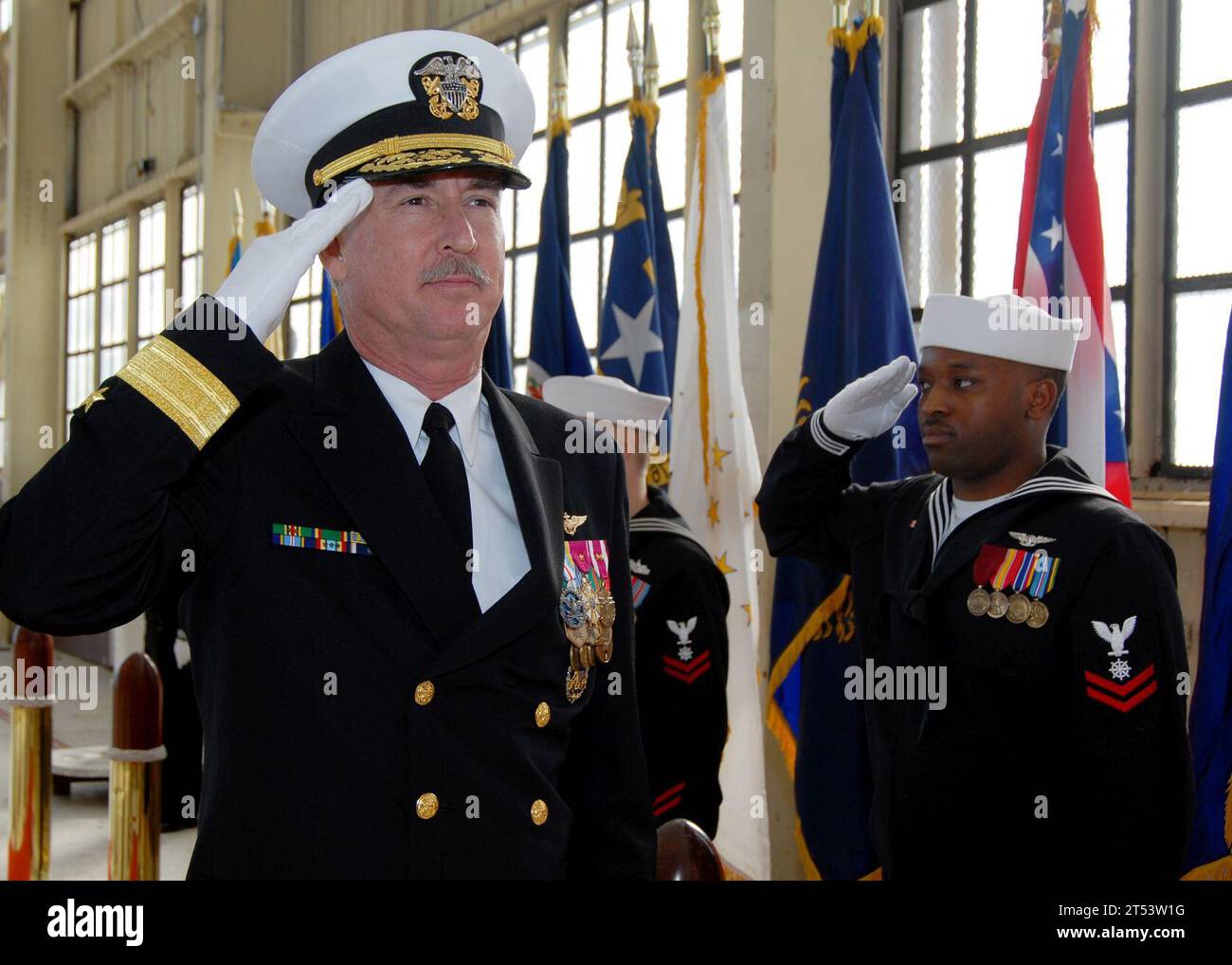 Change of Command, CNRSE Stock Photo - Alamy