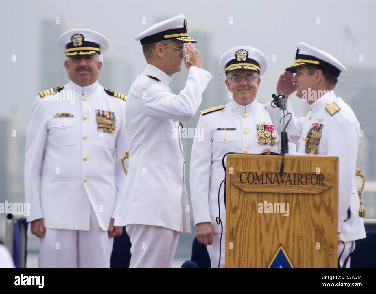 Change of Command, Commander, Naval Air Forces, U.S. navy , USS Carl ...