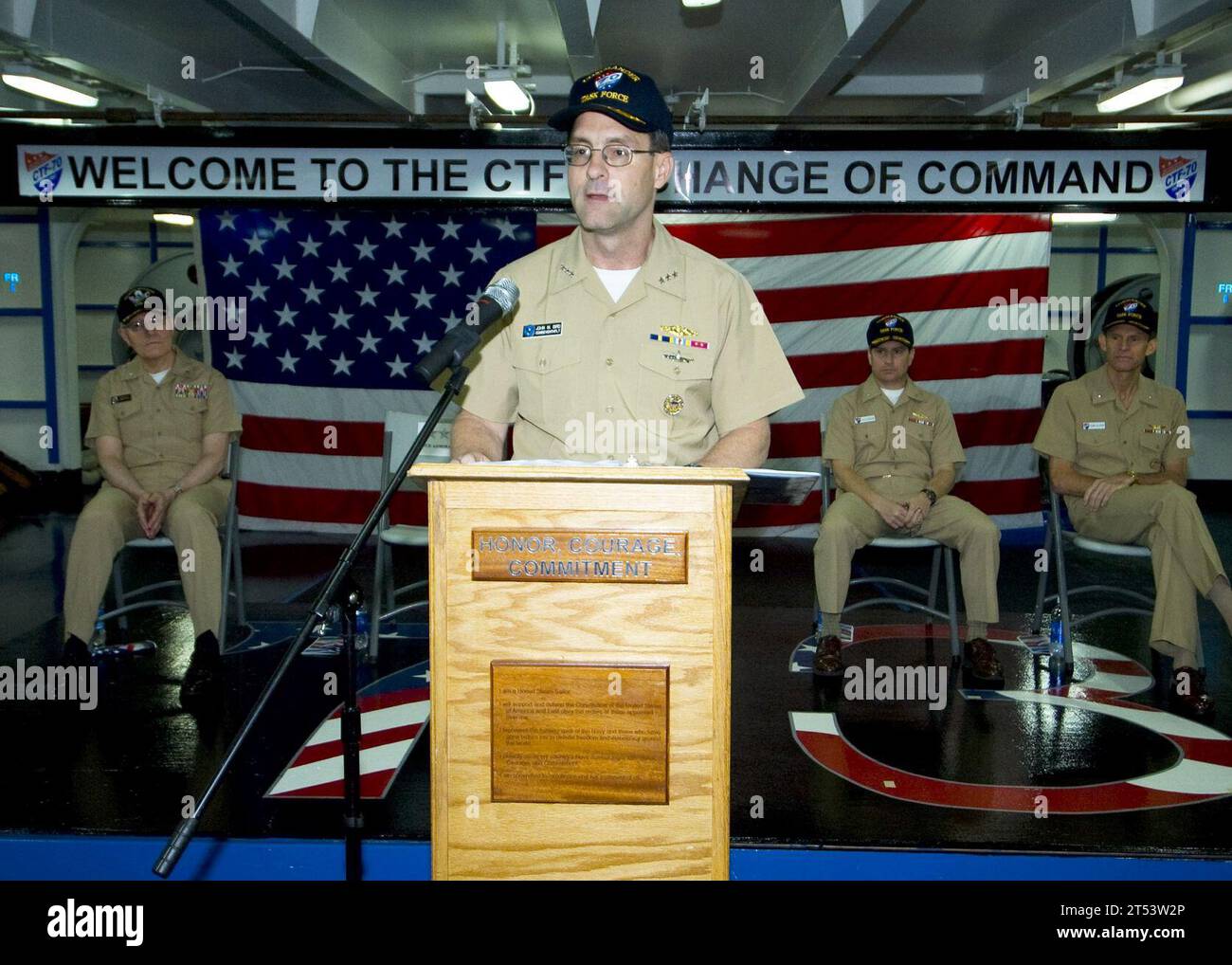 Change of Command, Commander, Commander of U.S. 7th Fleet, CTF-70, Pacific Ocean, task force 70 ...