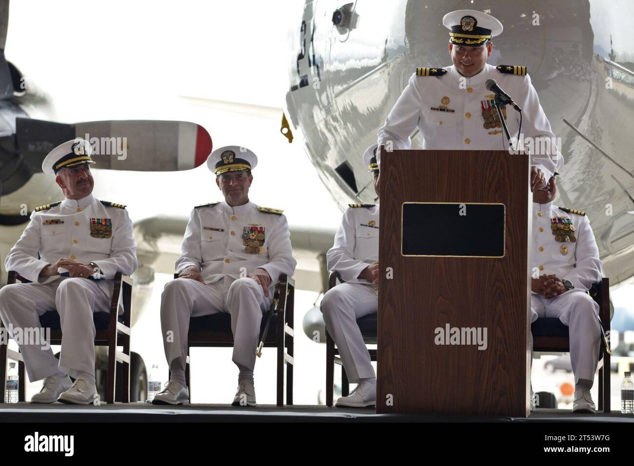 Change of Command, Patrol Squadron 4, Sailors, U.S. Navy, vp-4 Stock ...