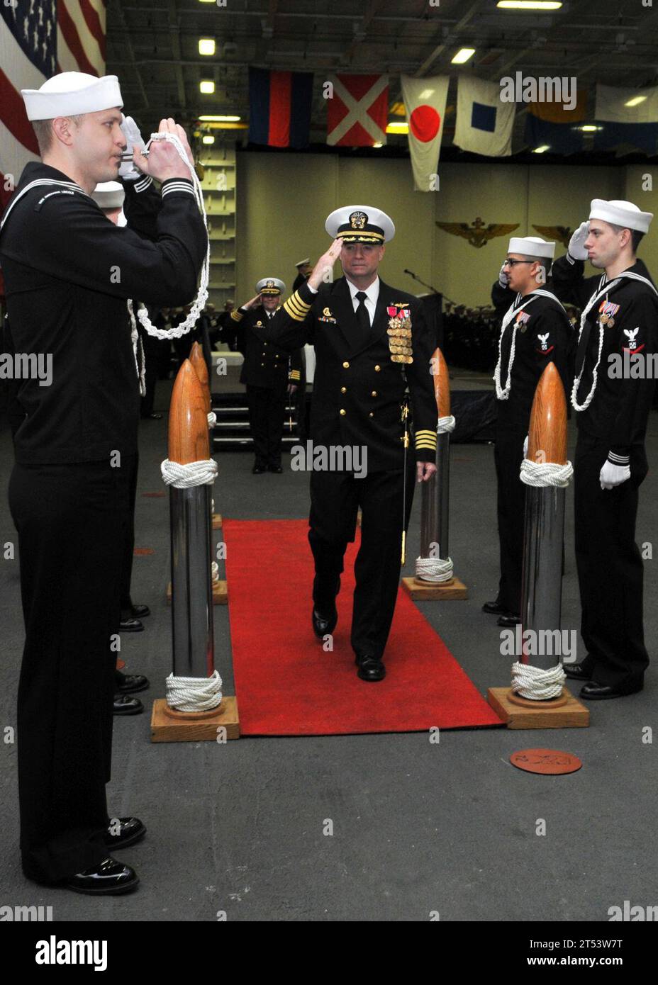 Change of Command, navy, people, U.S. Navy, USS Abraham Lincoln (CVN 72 ...