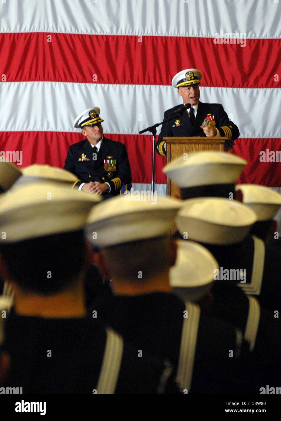 Change of Command, USS Bonhomme Richard (LHD 6 Stock Photo - Alamy