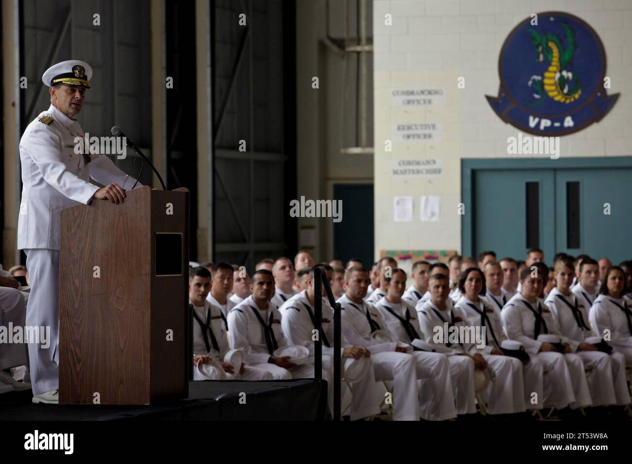Change of Command, Patrol Squadron 4, Sailors, U.S. Navy, vp-4 Stock ...