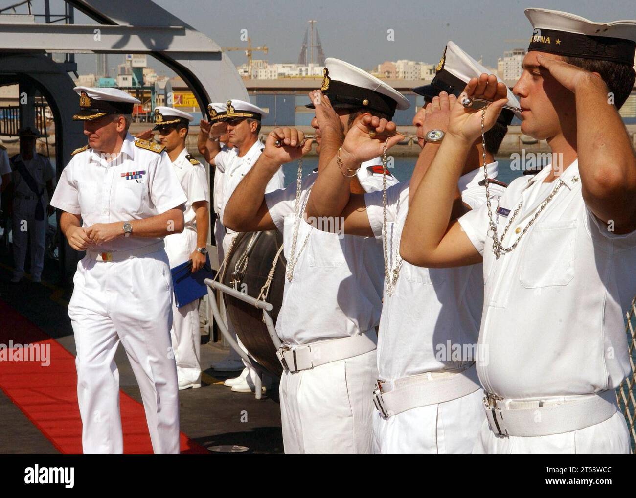 Military service ceremony aboard hi-res stock photography and images ...