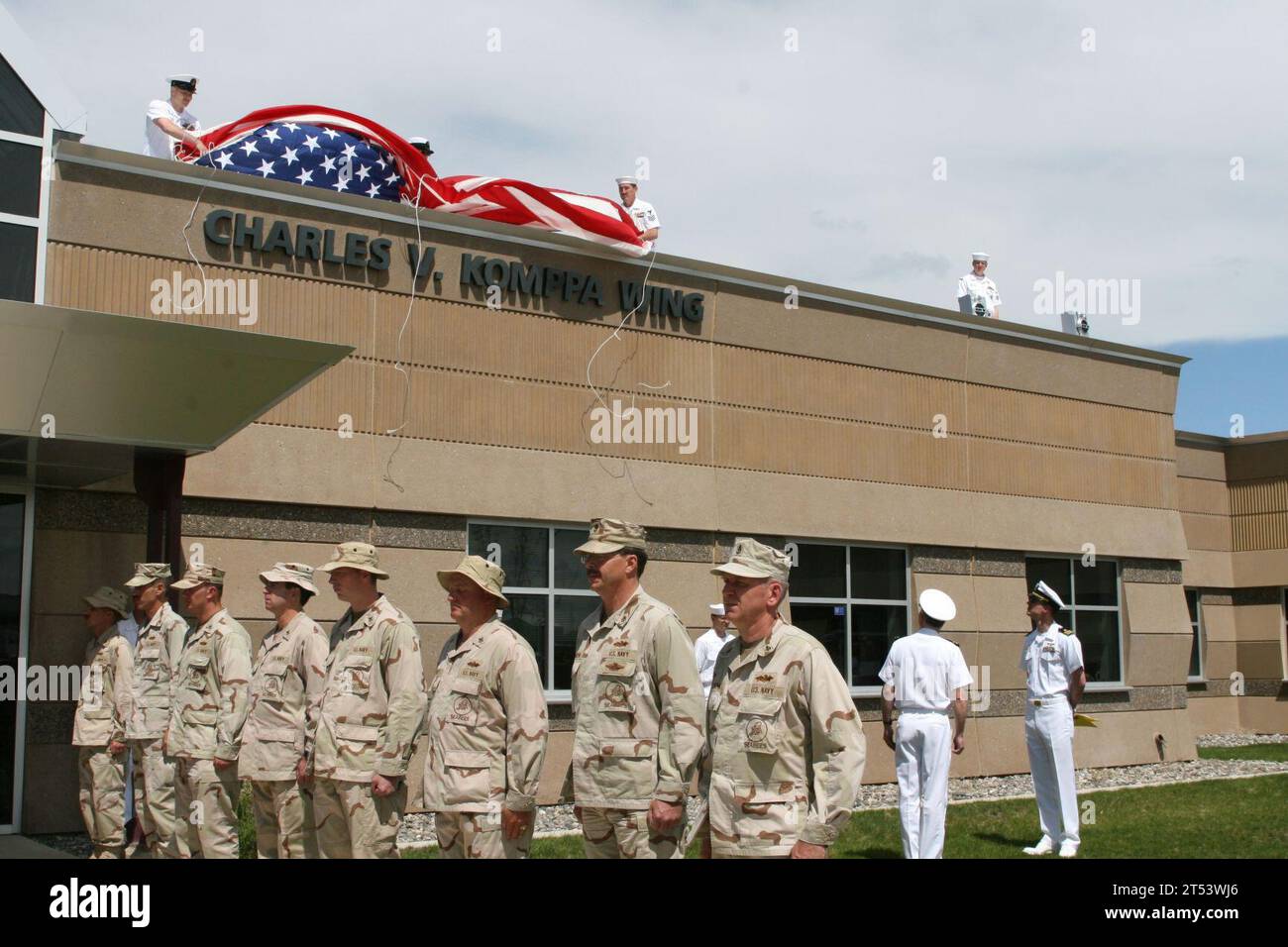 charles v. komppa wing, NMCB 18, operational support center, SEABEES ...