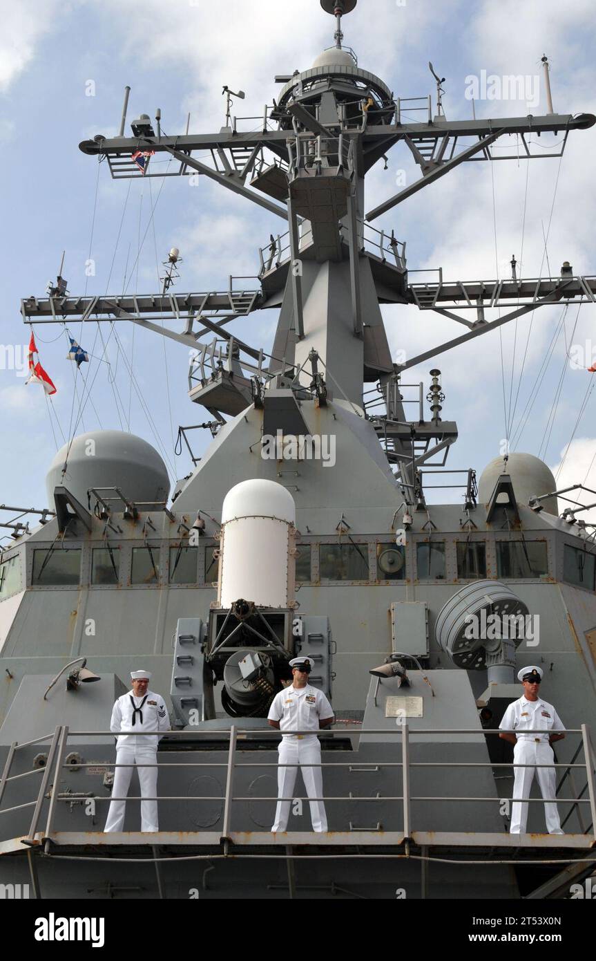 Chennai, India, Indian Navy, man the rails, port visit, tour, U.S. 7th ...