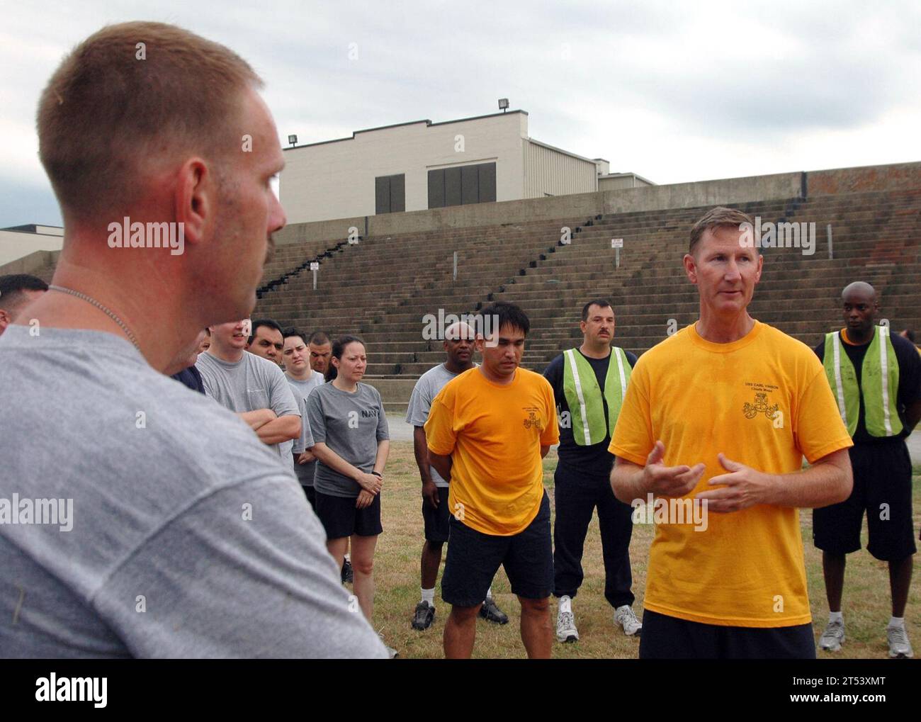 chiefs mess, Huntington Hall athletic field, NEWPORT NEWS, Nimitz-Class ...