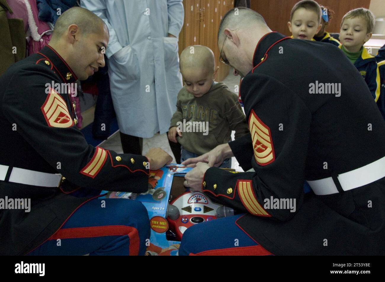 Marine corps toys for tots hi-res stock photography and images - Alamy