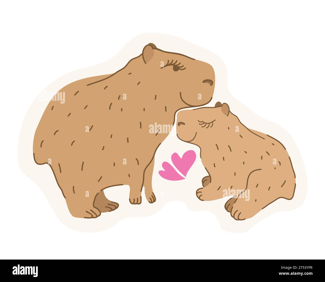 Funny capybara Cut Out Stock Images & Pictures - Alamy