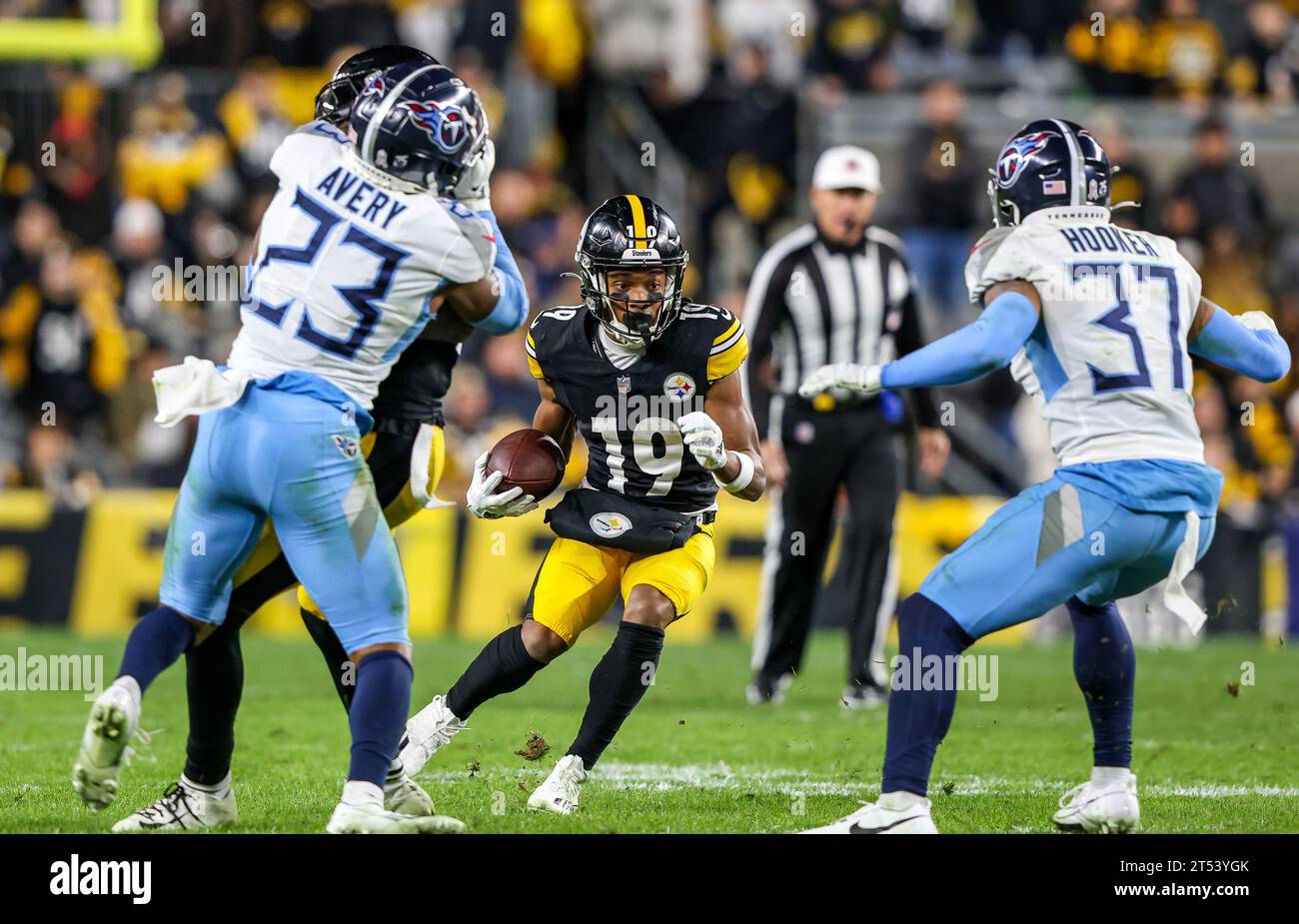 Hookstown, Pennsylvania, USA. 2nd Nov, 2023. Pittsburgh Steelers wide ...