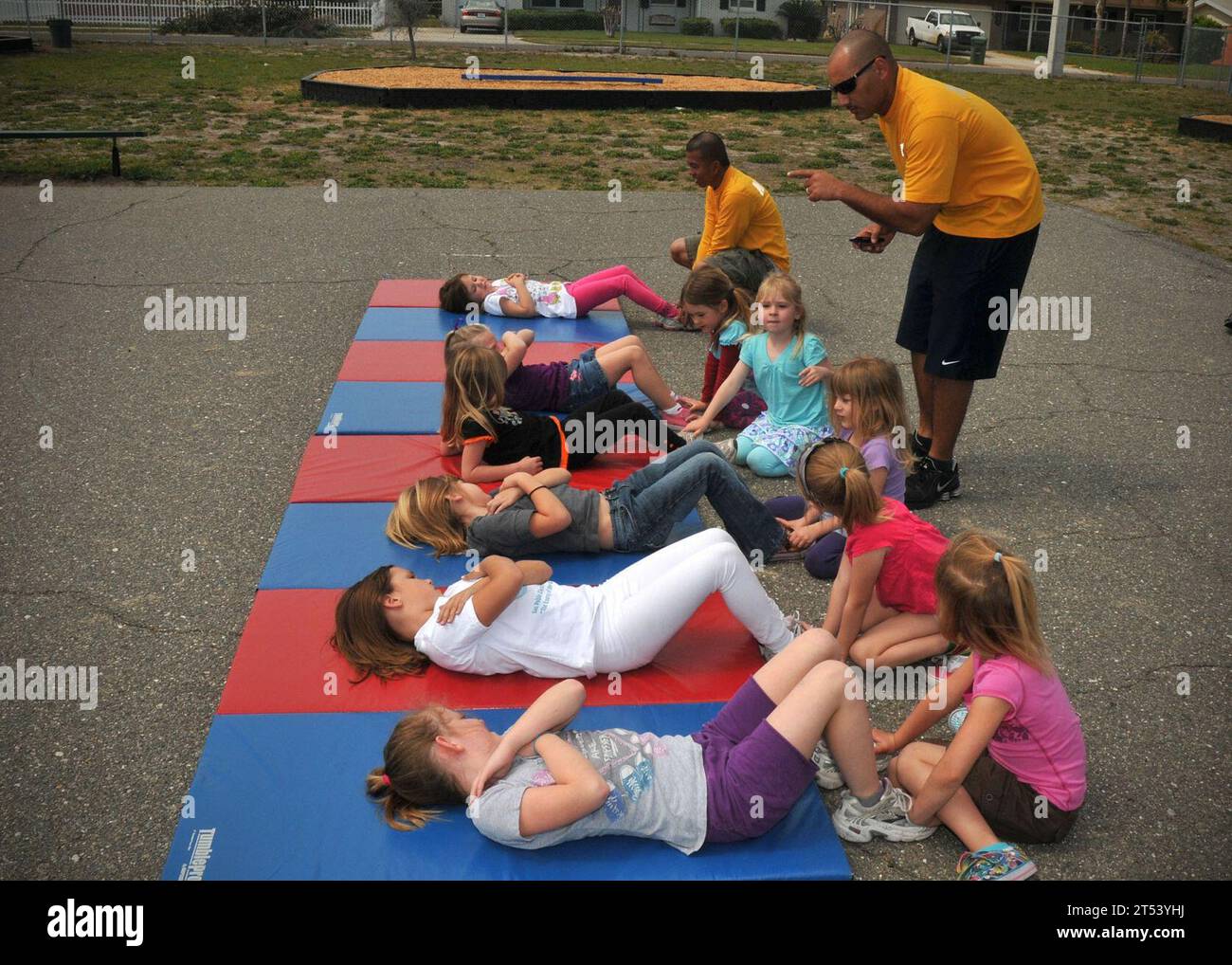 children, Jacksonville, Mayport, Presidential Challenge physical ...