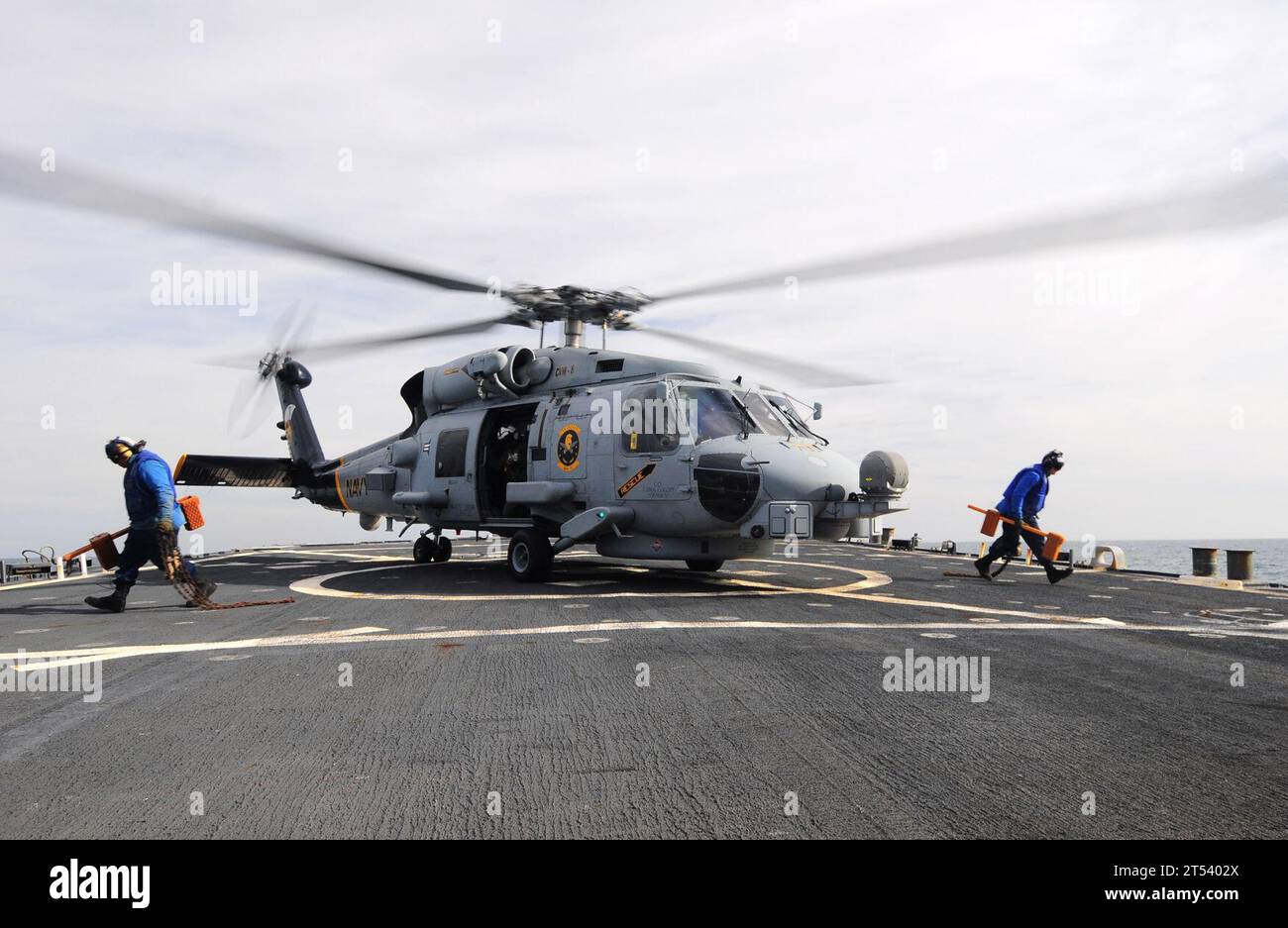 chocks and chains, George H.W. Bush Carrier Strike Group, Guided ...