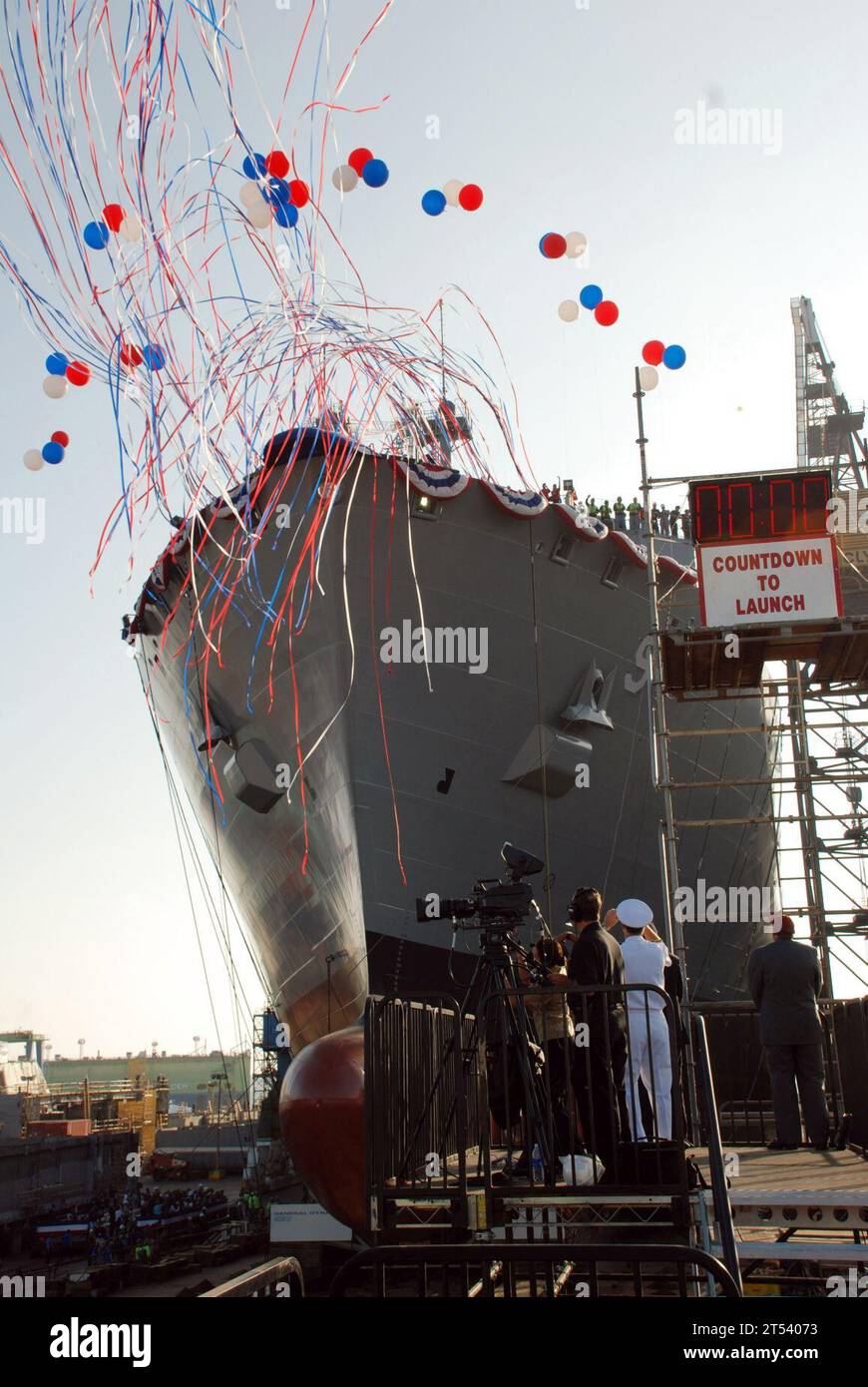 christening, Military Sealift Command, nassco, USNS Matthew Perry (T ...