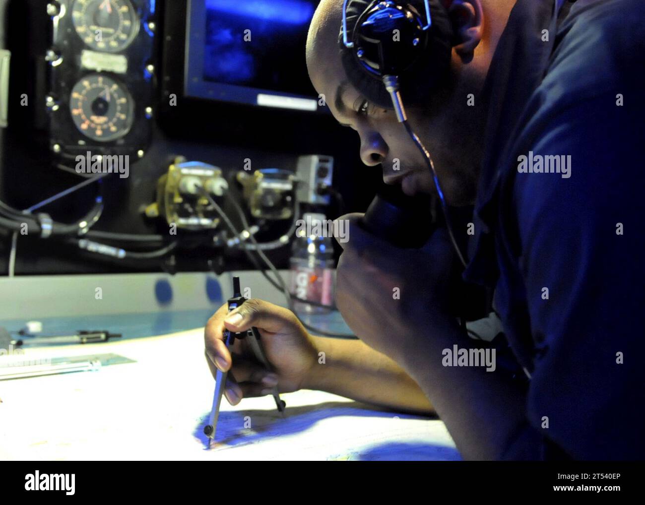 CIC, combat information center, navigation, people, USS Blue Ridge (LCC ...