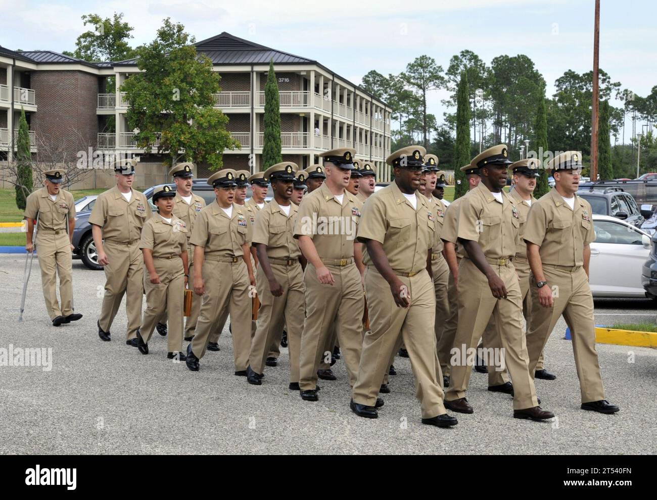 CID Corry Station, CPO Pinning Stock Photo - Alamy