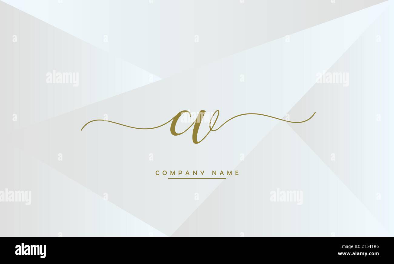 CV, VC Abstract Letters Logo Monogram Stock Vector Image & Art - Alamy