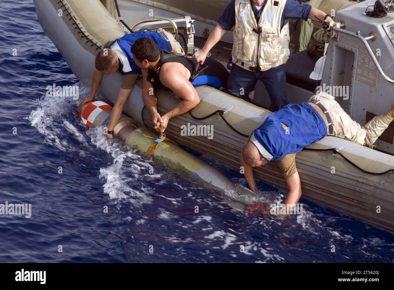 CMF., MK-46 RECOVERABLE EXERCISE TORPEDO, REXTORP, TORPEDO TUBE ...