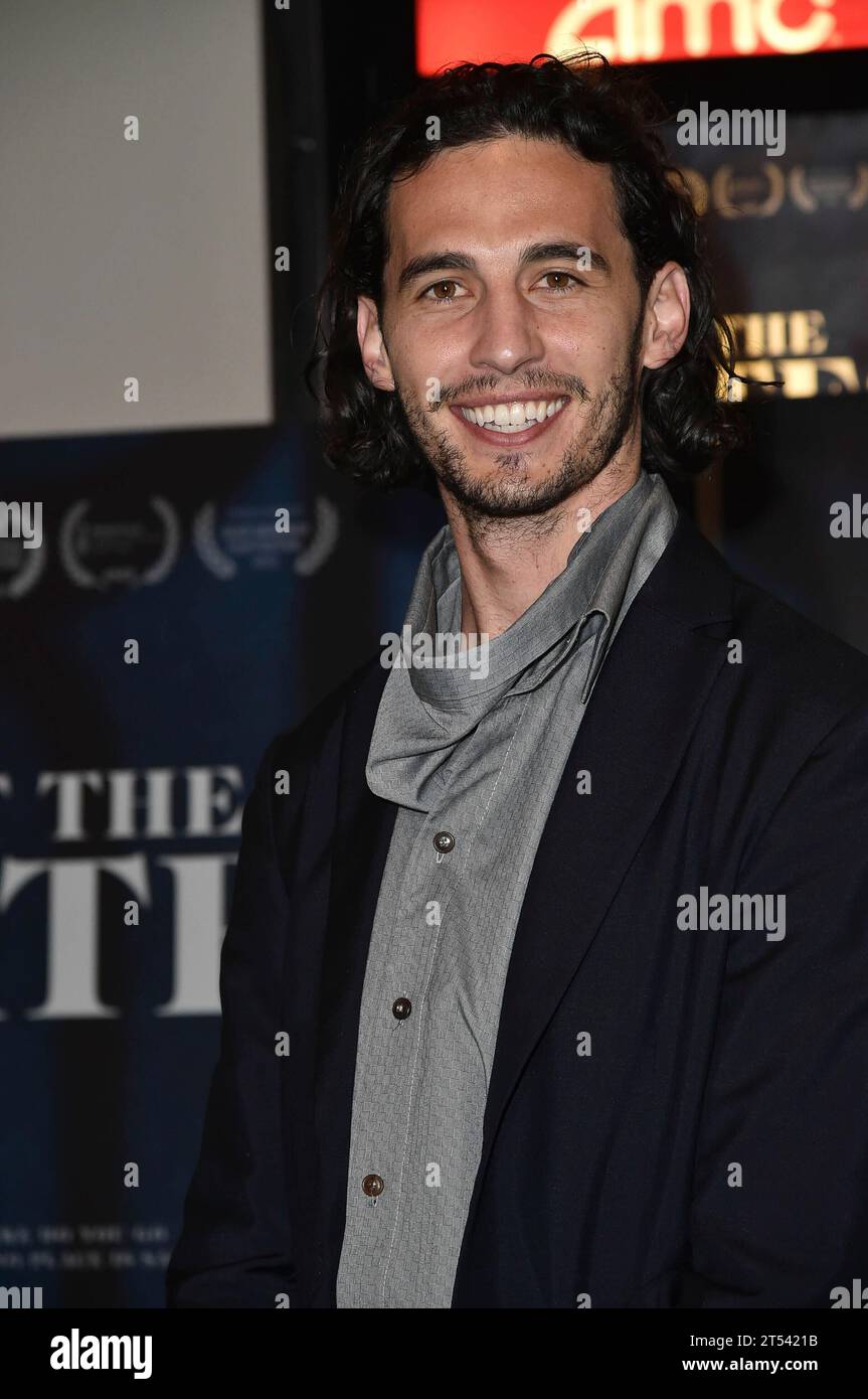 Augustus Meleo Bernstein attends the premiere of "At the Gates" on ...